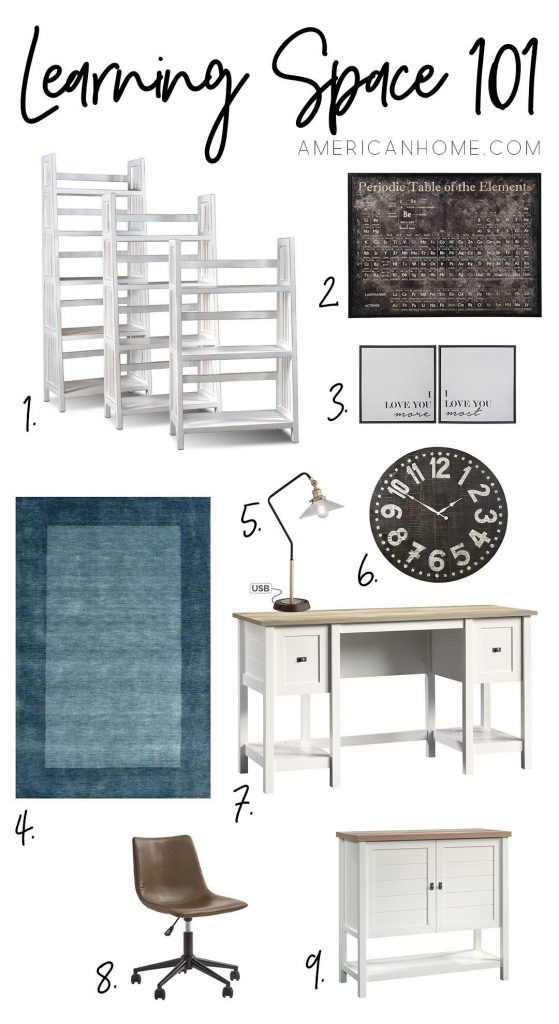 Ways to Create a Learning Space at Home + 9 Great Decorating Ideas
