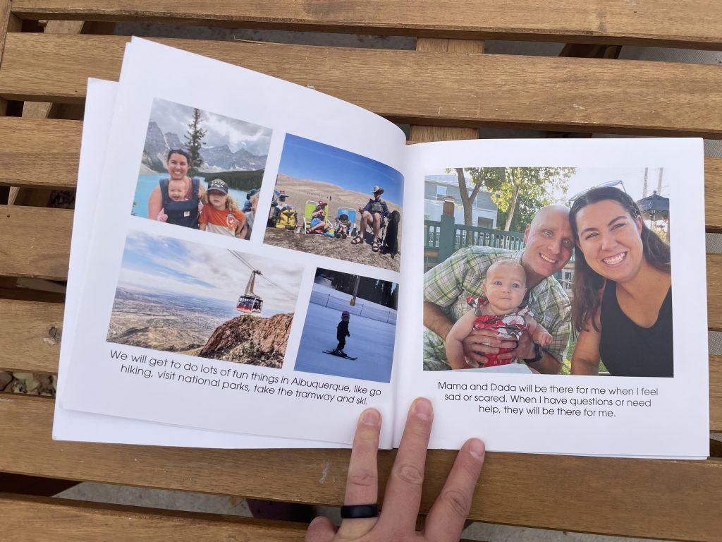Homemade Moving Book to Help Kids Adjust to Change