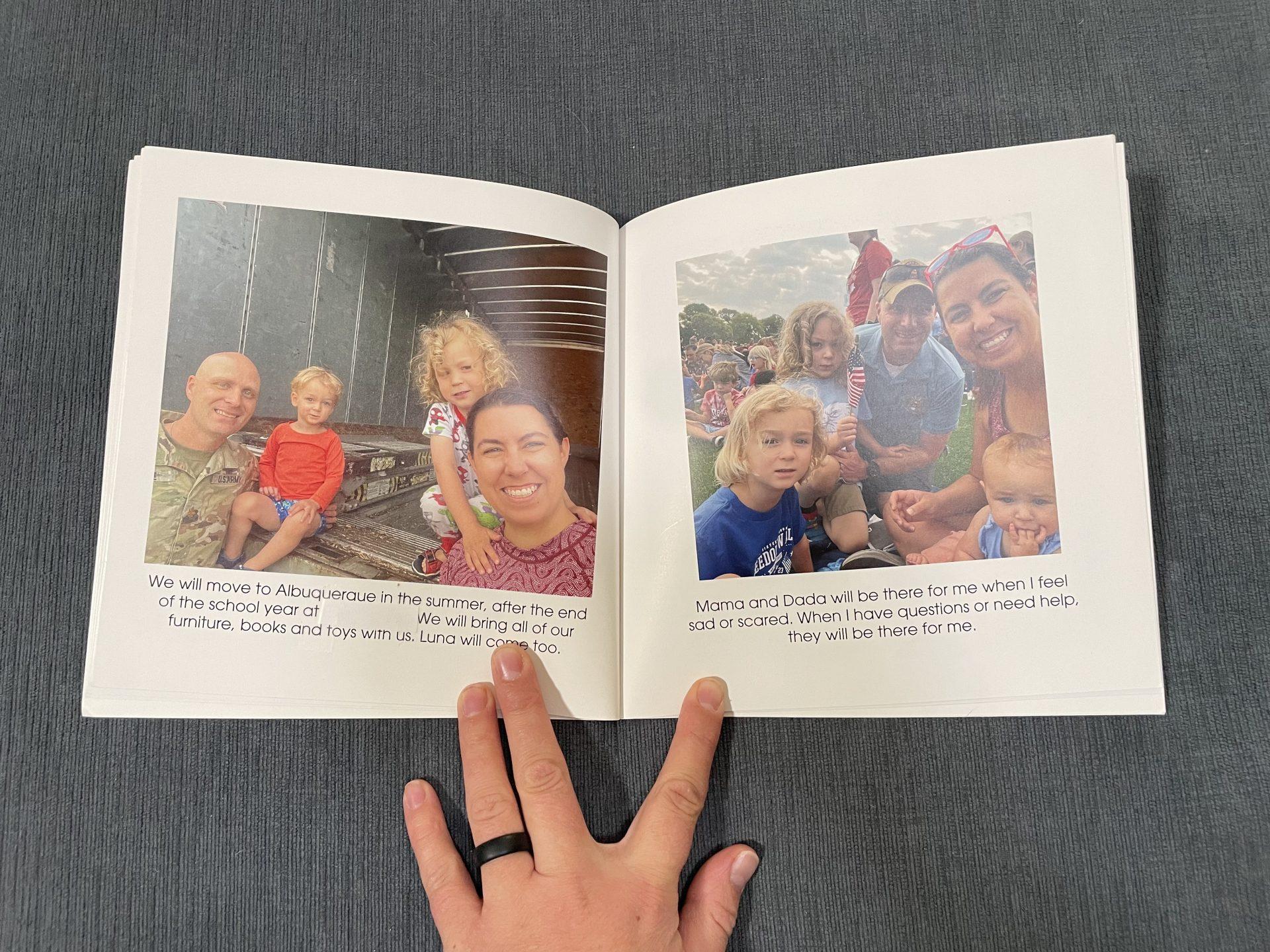 Homemade Moving Book to Help Kids Adjust to Change