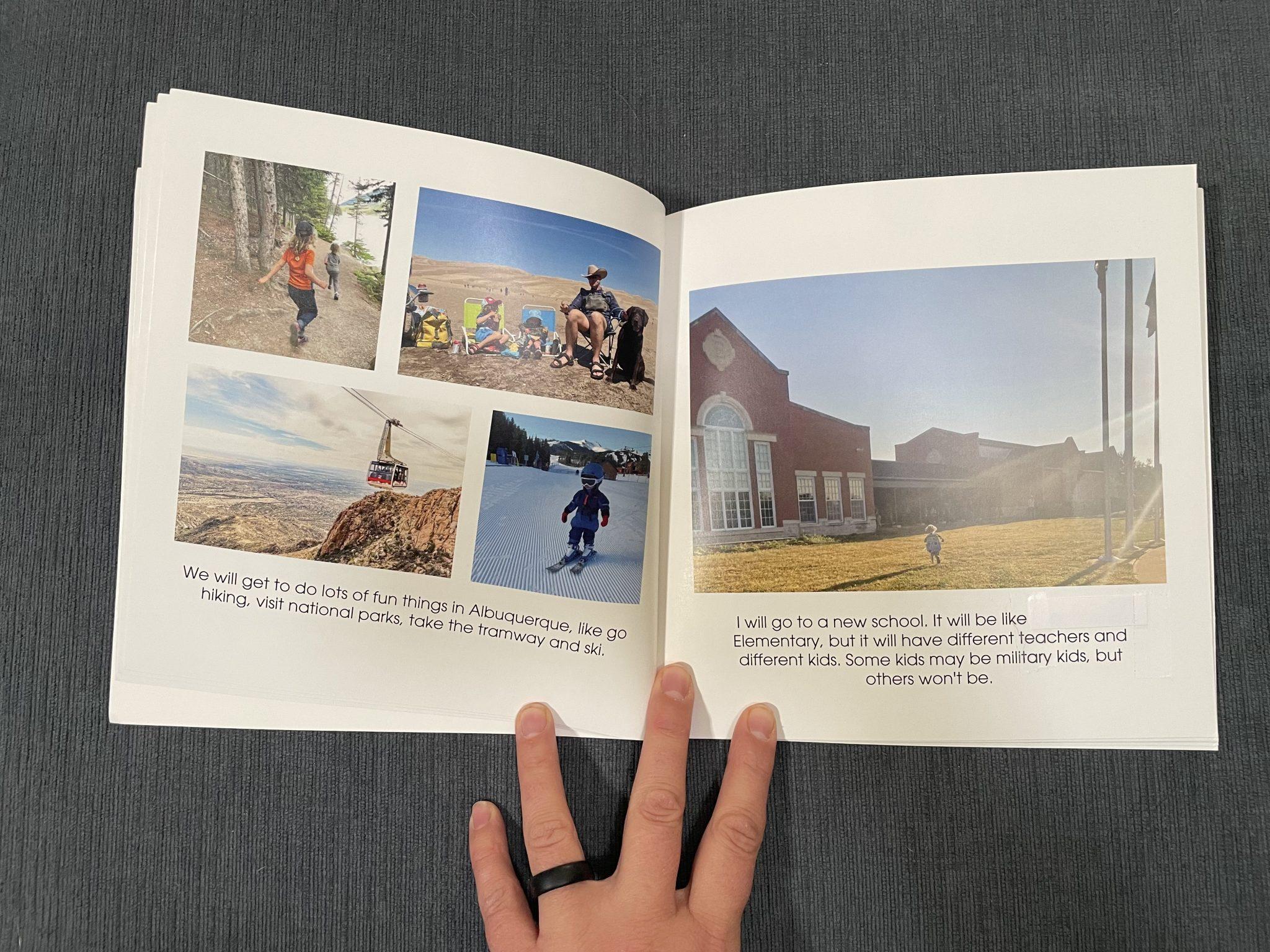 Homemade Moving Book to Help Kids Adjust to Change